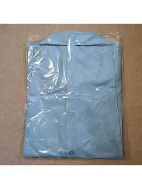 Cintas | Tops | Cintas Blue Button Front Work Shirt Size 2w Style 75813 ...